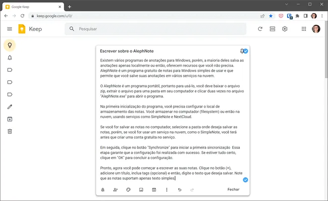 Top 5 blocos de notas online para usar direto do navegador